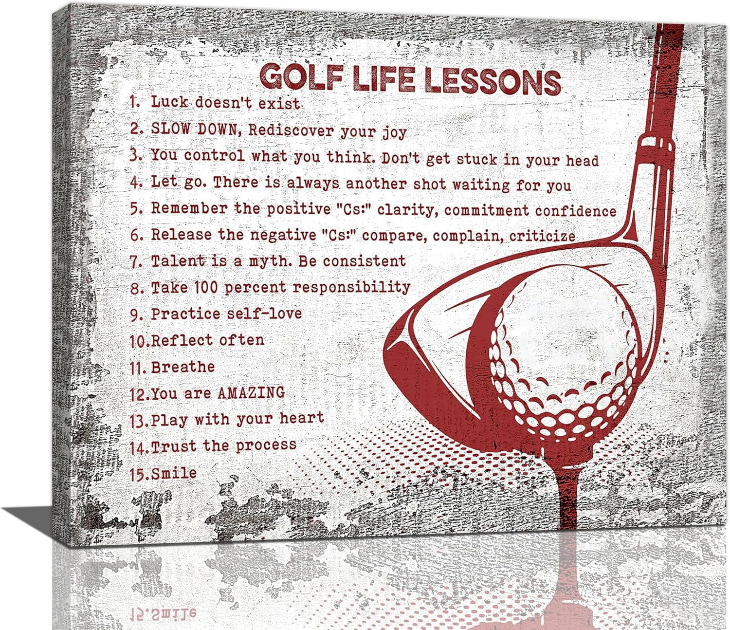 AatoeaX Tennis Gifts Inspirational Wall Decor Tennis Life Lessons ...