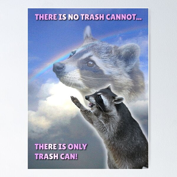 AatoeaX There is only trash can! PosterAesthetic Home Decor – Perfect ...