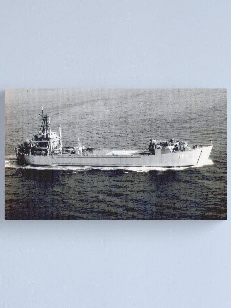 AatoeaX USS WALDO COUNTY (LST-1163) SHIP'S STORE Canvas Print Modern Wall Art Canvas Poster ...
