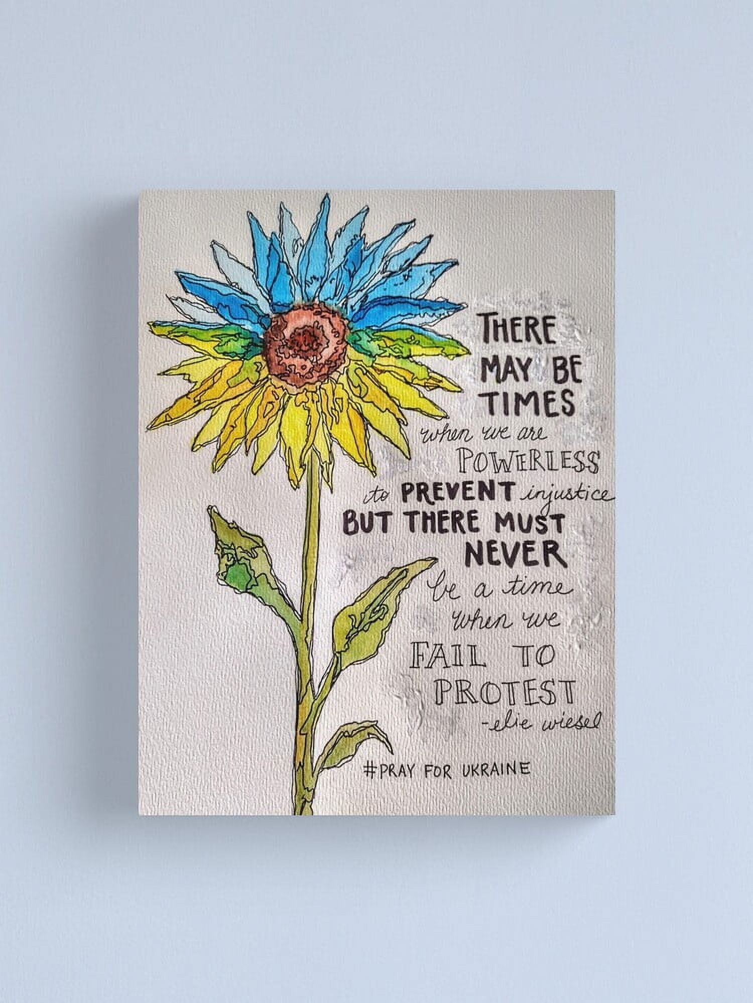 AatoeaX Ukraine sunflower Canvas Print Aesthetic Home Decor – Perfect for Gallery Walls or Gifts ...