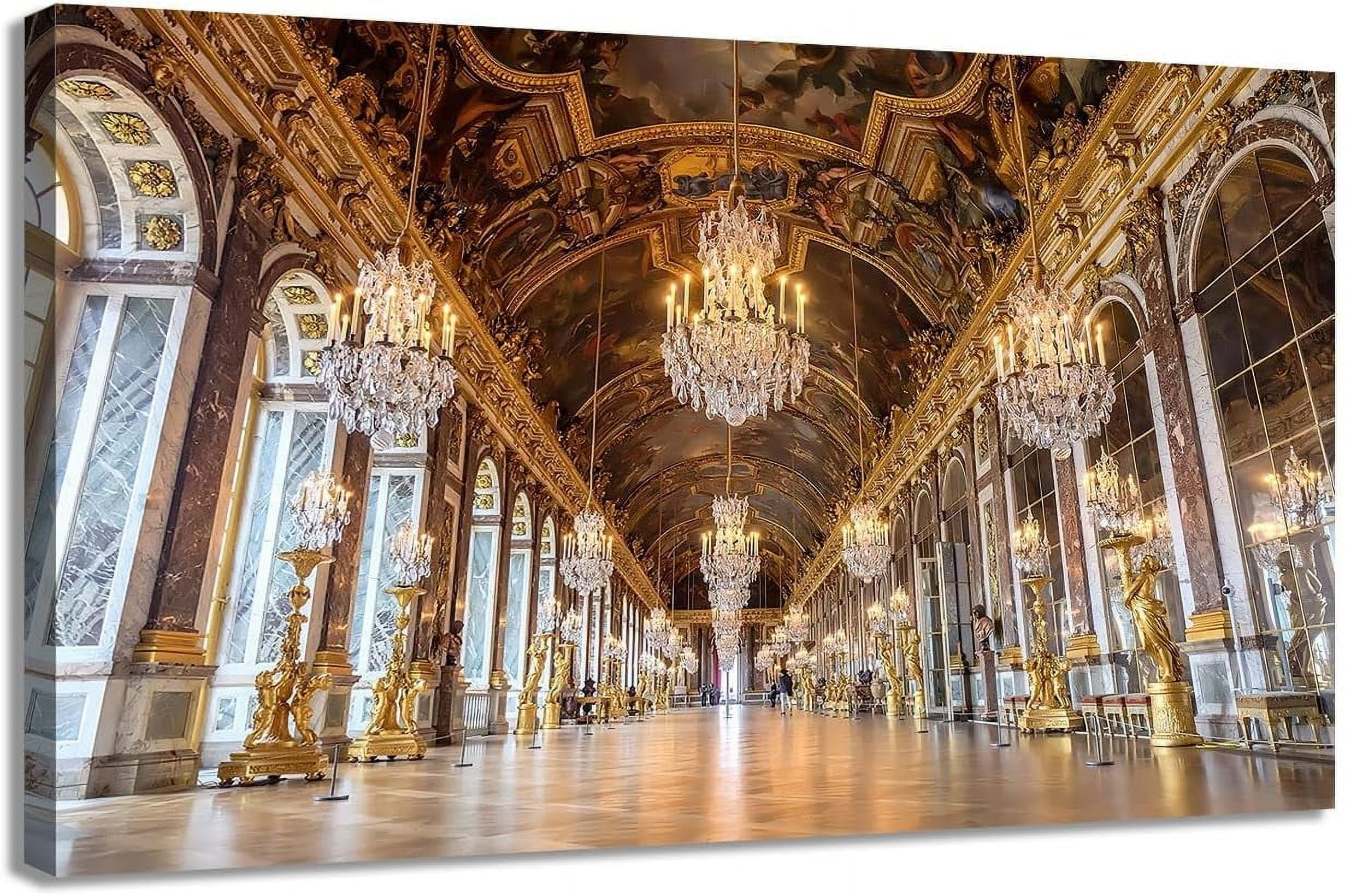 AatoeaX Versailles Palace Poster Mirror Gallery Hall Of Mirrors In The ...