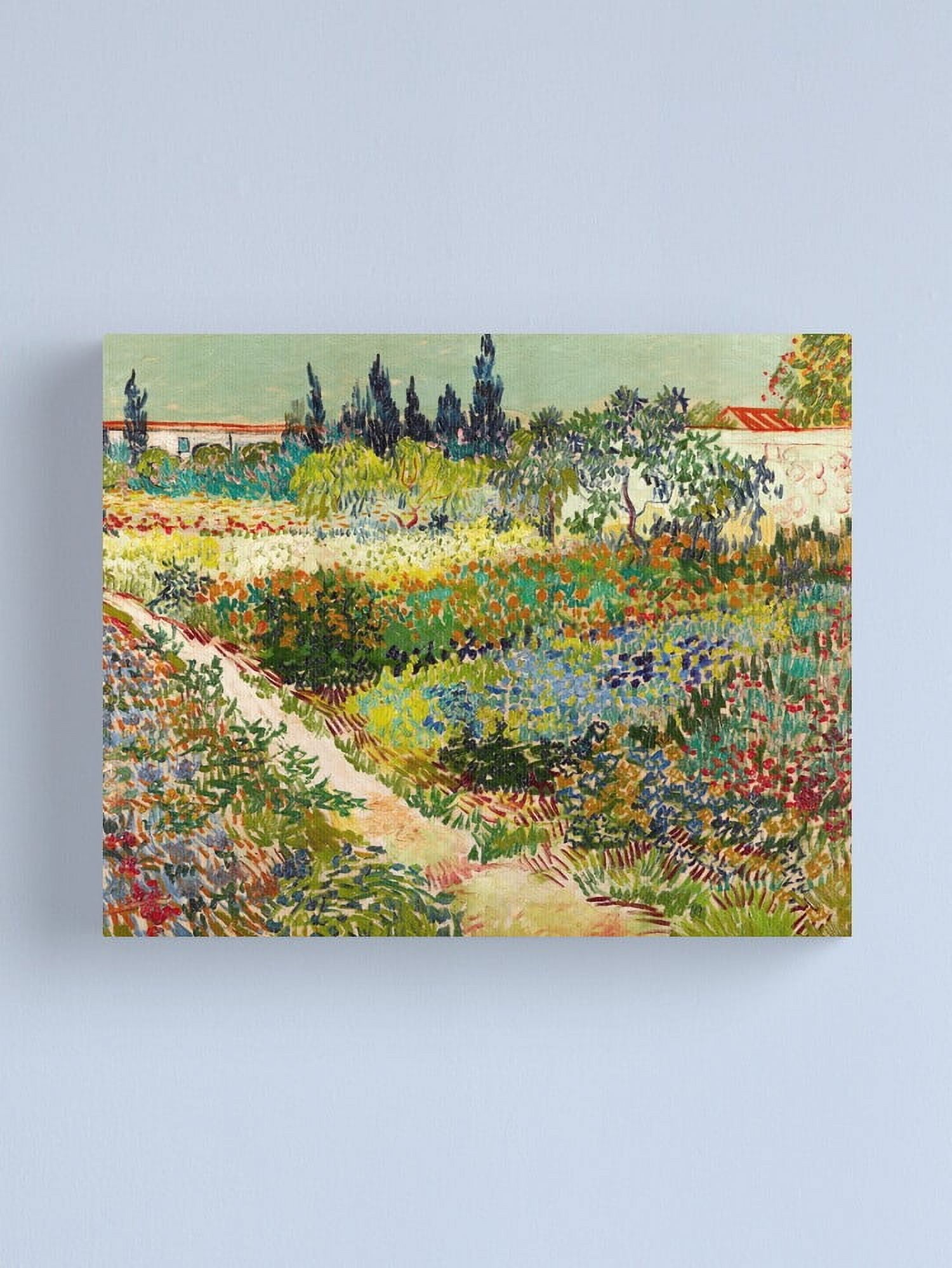 AatoeaX Vincent van Gogh - Garden at Arles, 1888 Canvas Print Aesthetic ...