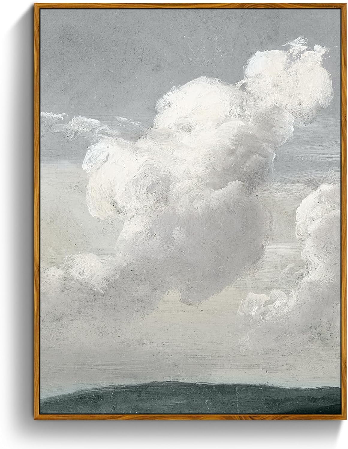 AatoeaX Vintage Wall Art, Blue Sky White Cloud Canvas Prints, Nature ...
