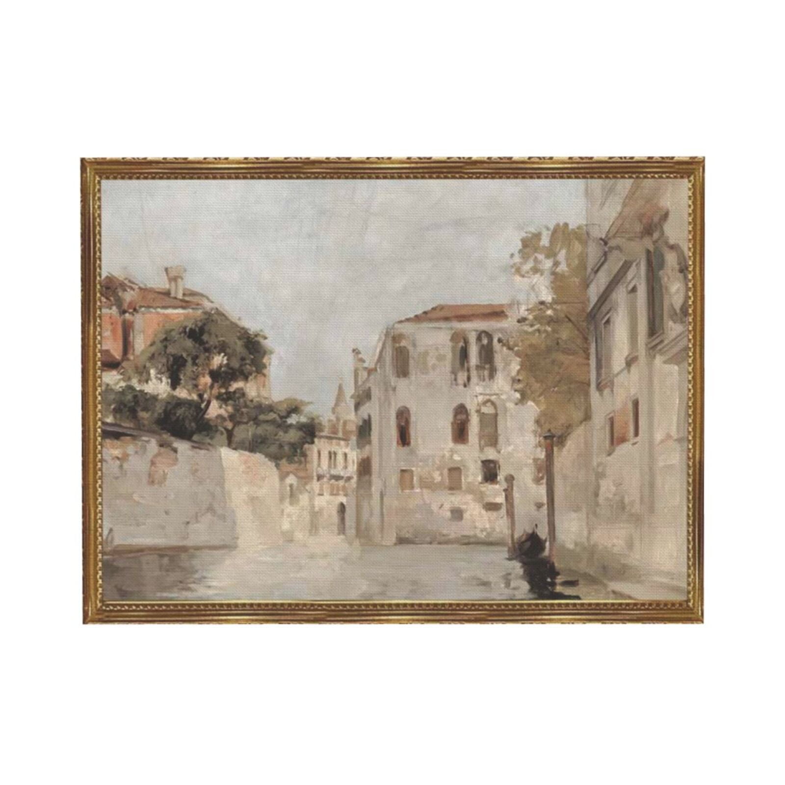 AatoeaX Vintage Wall Art, Retro Neutral Italy Wall Art Canvas Art ...