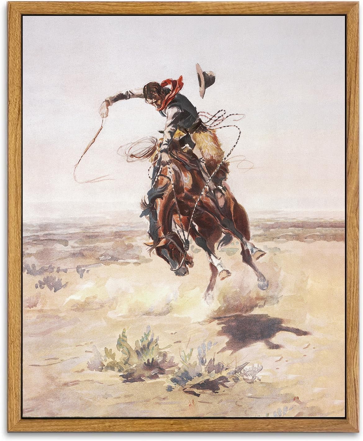 AatoeaX Vintage Western Wall Art, Southwest Canvas Wall Art, Western ...