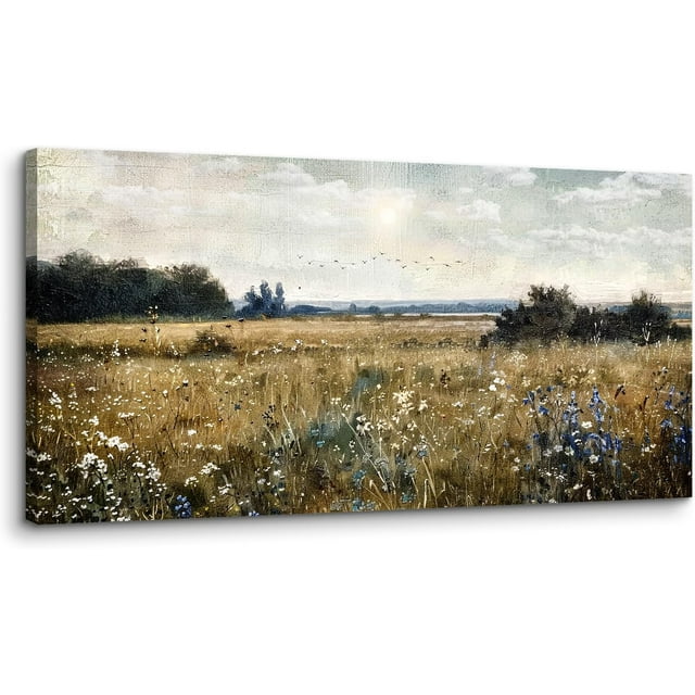 AatoeaX Wall Art for Living Room, Countryside Landscape Canvas Art ...