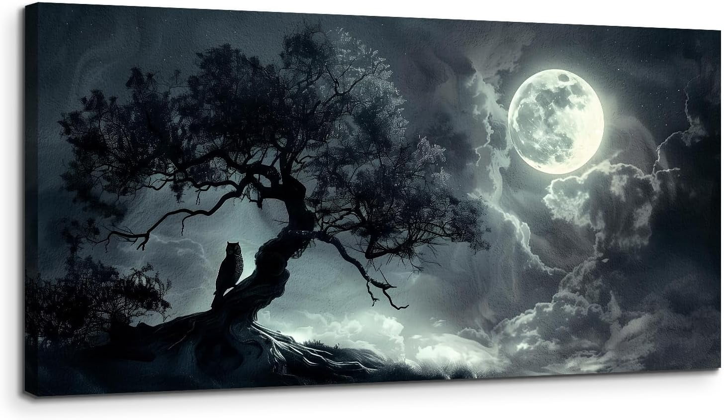 AatoeaX Wall Art for Living Room, Dark Landscape Canvas Prints ...
