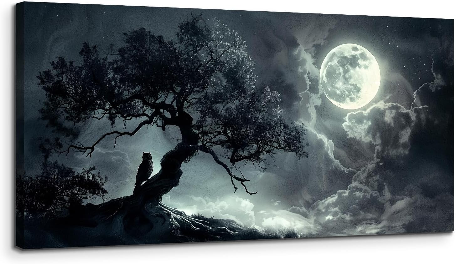 AatoeaX Wall Art for Living Room, Dark Landscape Canvas Prints ...