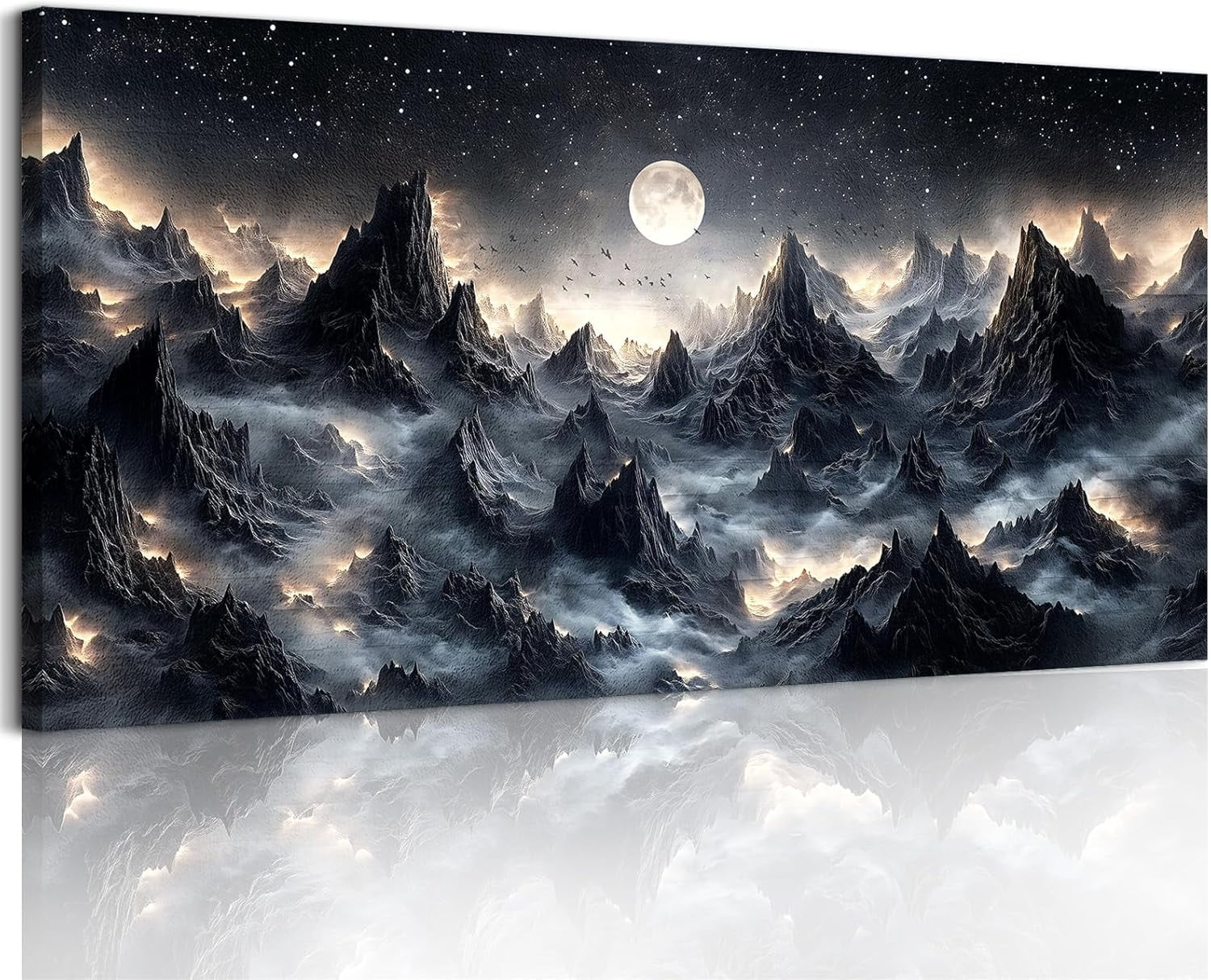 AatoeaX Wall Art for Living Room, Mountain Landscape Wall Decor ...