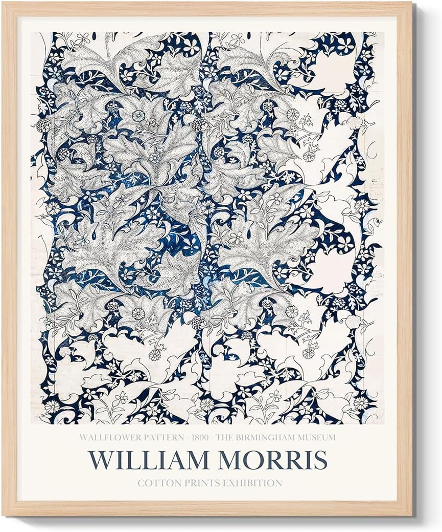 AatoeaX William MorrisWall Art Flowers Pattern Canvas Print Picture ...