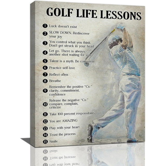 AatoeaX golf sports wall art golf wall decor golf sign retro poster Boy ...