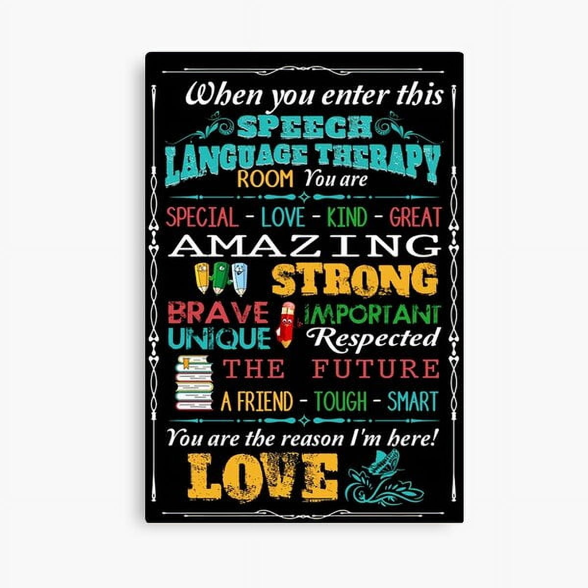 AatoeaX speech language pathology meaning quotes Canvas Print Modern ...