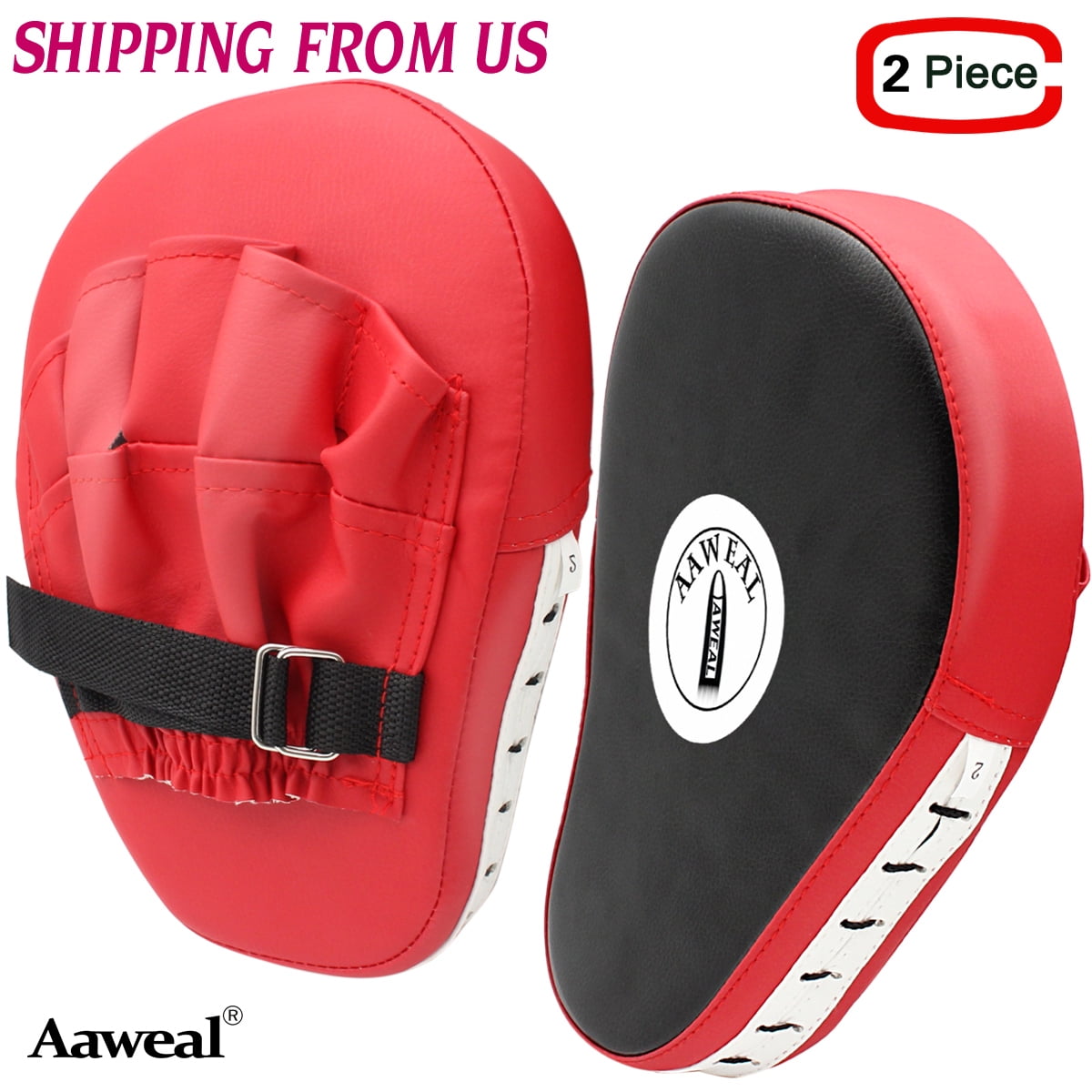 Aaweal Boxing Focus Pad Training Punch MMA Strike Kick Muay Thai 2 ...