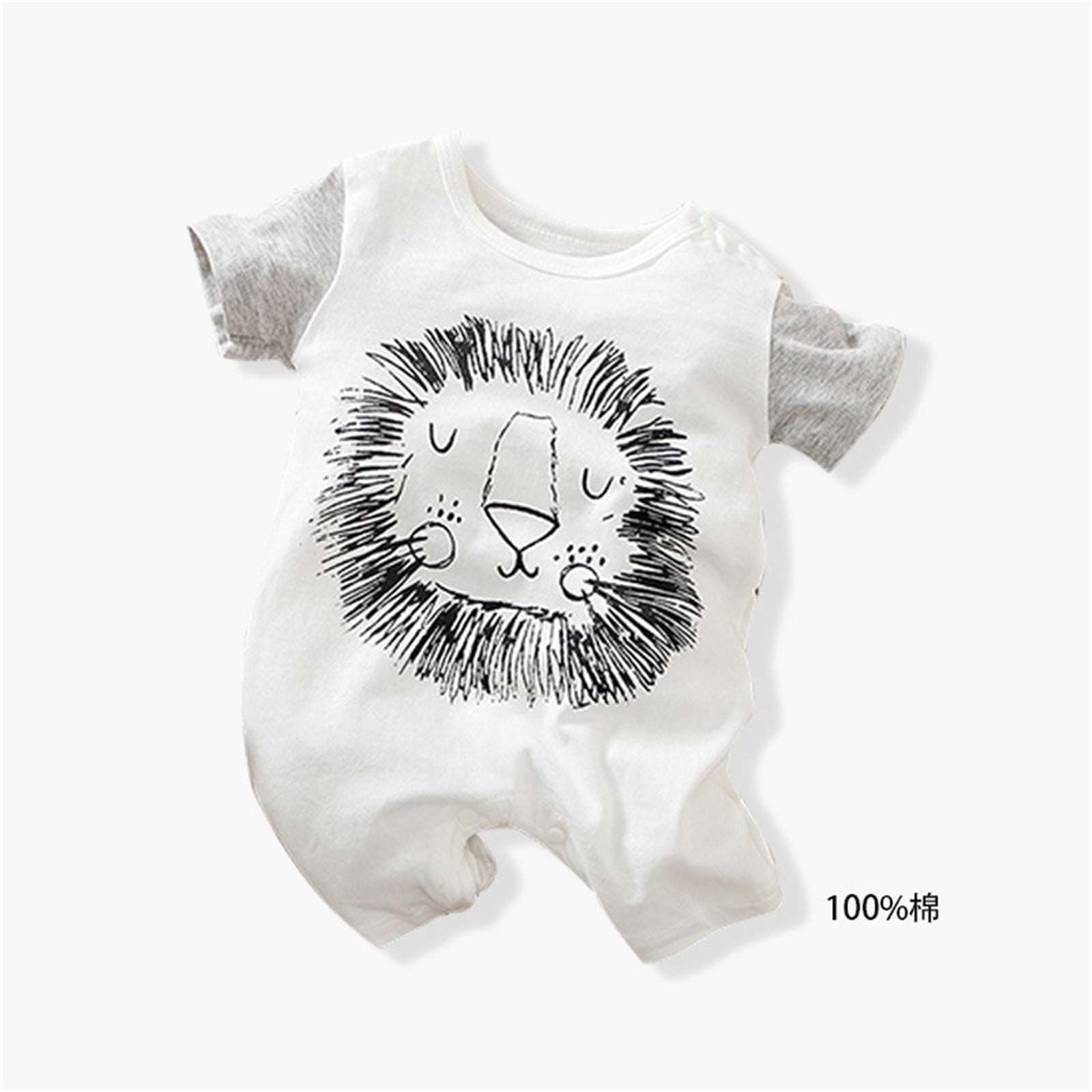 Aayomet Baby Boy Onesies Baby Boy Girl Crazy Bodysuit Funny One Piece Romper Jumpsuit,White 3-6 ...