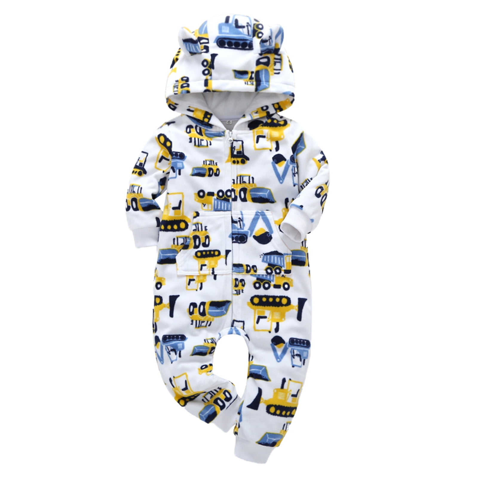 Aayomet Baby Rompers Baby Romper Boys Organic Cotton Baby Boy Girl Zip ...