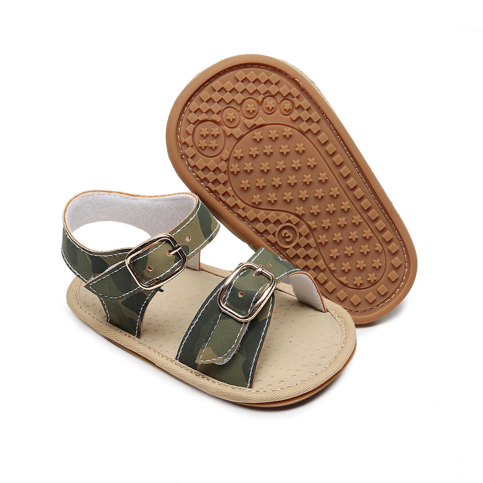 Aayomet Boys Girls Open Toe Shoes First Walkers Shoes Summer Toddler ...
