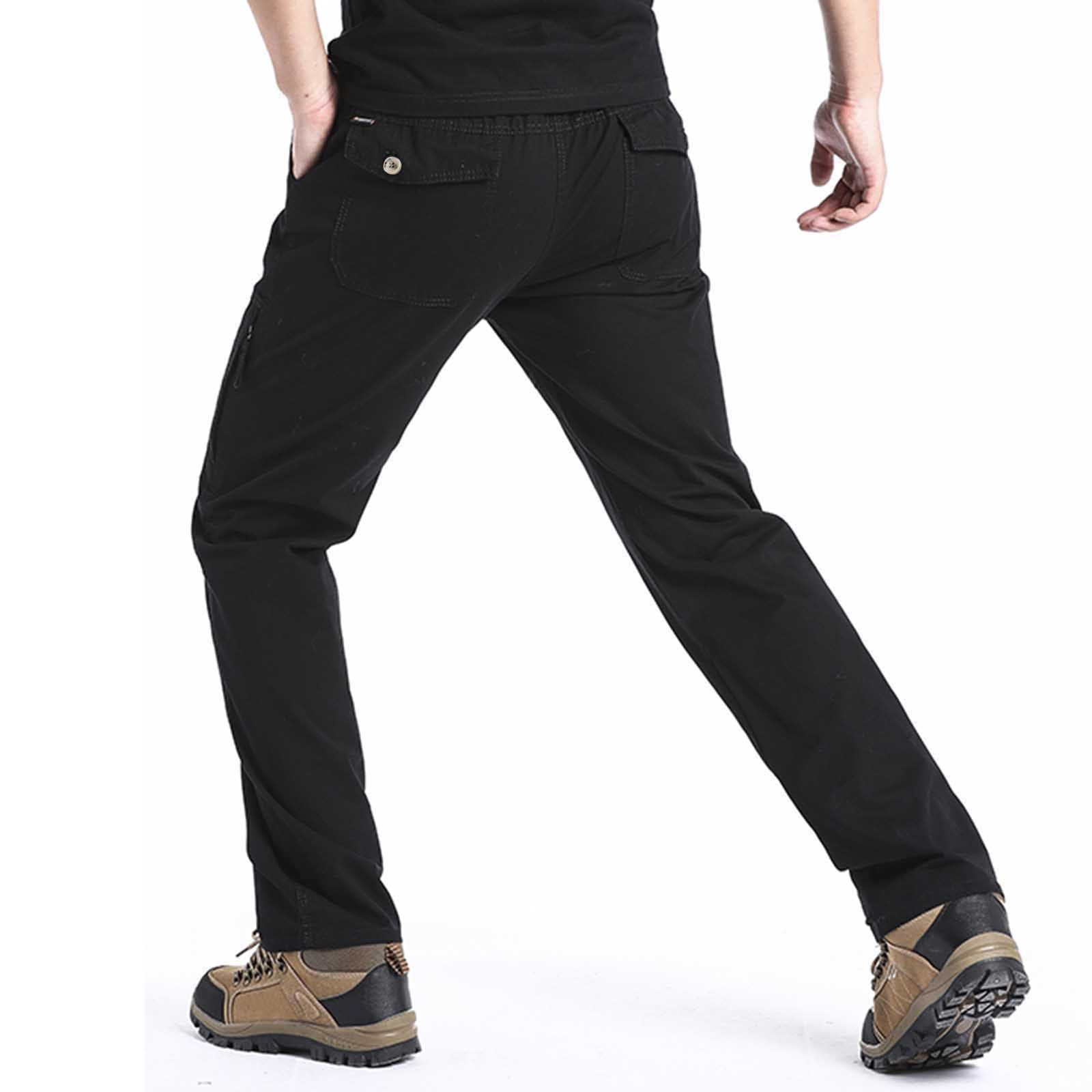 Aayomet Cargo Pants Casual Multi Pocket Zipper Buckle Male Cargo Pants