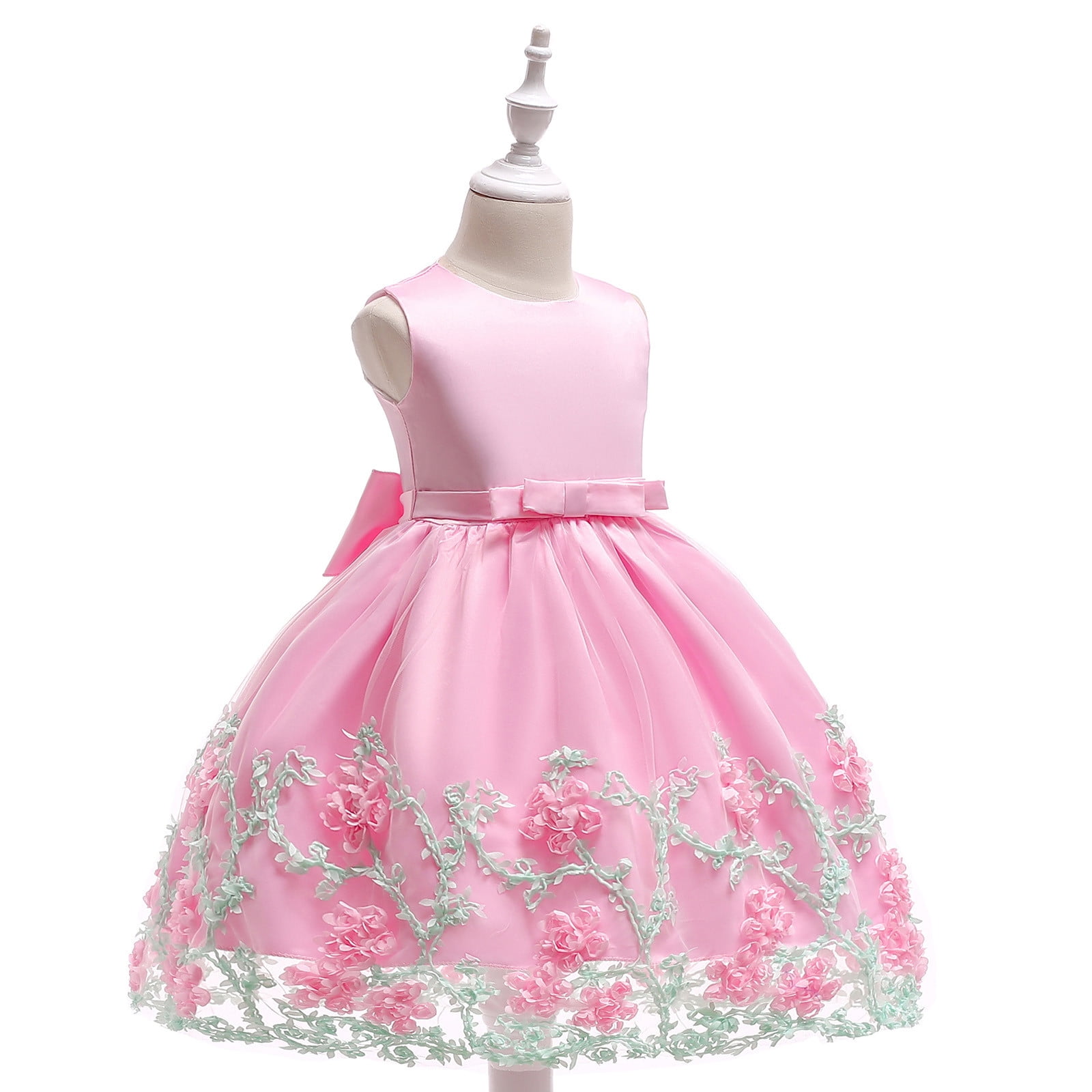 Aayomet Flower Girl Dresses Girls Puff Sleeve Square Neck Boho Frilly ...