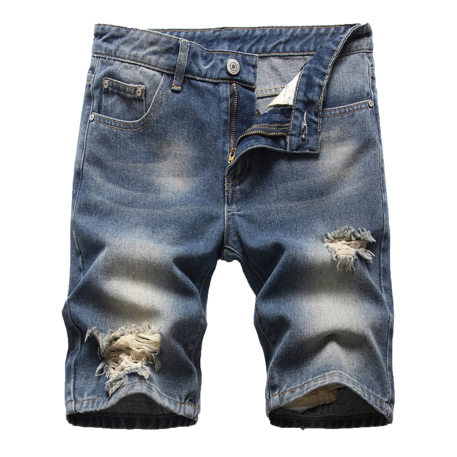 Aayomet Jorts for Men Denim Shorts Baggy Jorts Mid Rise Stretchy ...