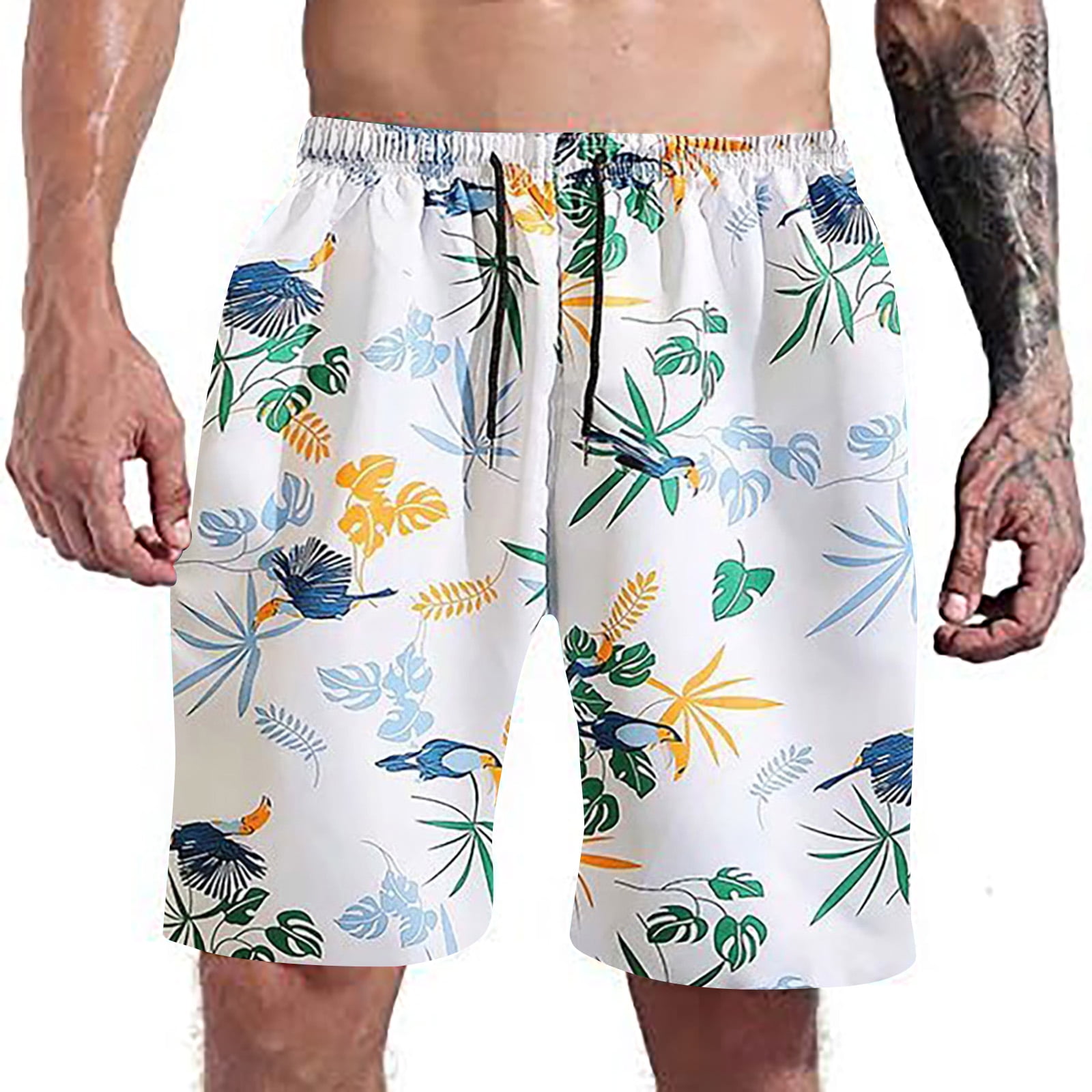 Aayomet Mens Board Shorts Swimwear Mens Slim Fit Quick Dry Swim Shorts ...