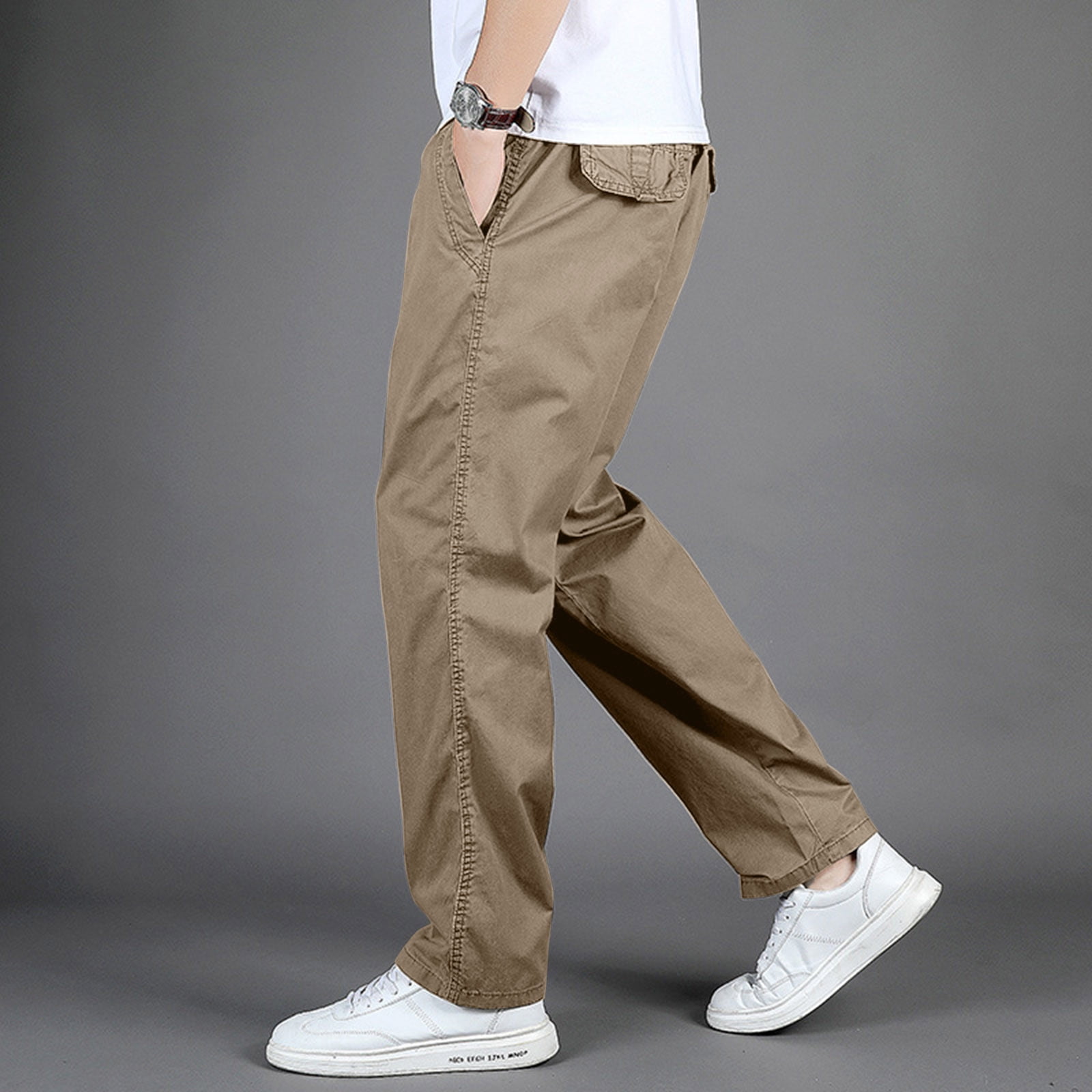 Aayomet Mens Pants Men's Jogger Sweatpants Zipper Pockets Breathable ...