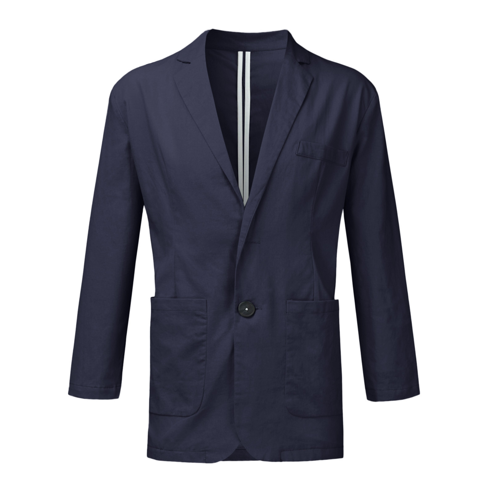 Aayomet Mens Suit Jacket Big and Tall Solid Color Pockets Lapels ...