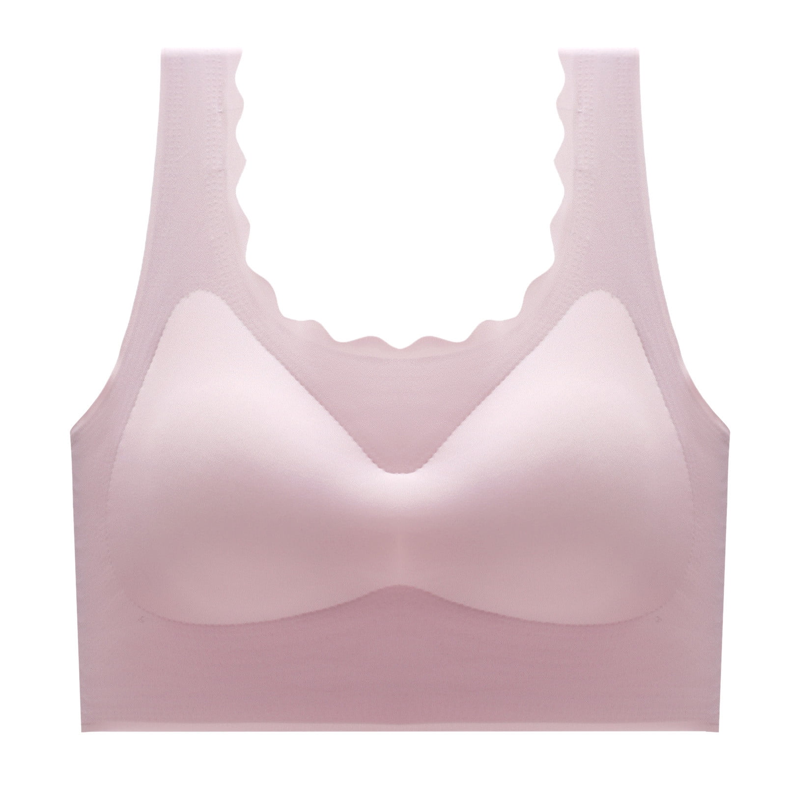 Aayomet Push Up Bra Women's Sheer Mesh Full Coverage Unlined Underwire ...