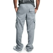 Climate Concepts Men's and Big Men's Fleece Cargo Pocket Sweatpants ...