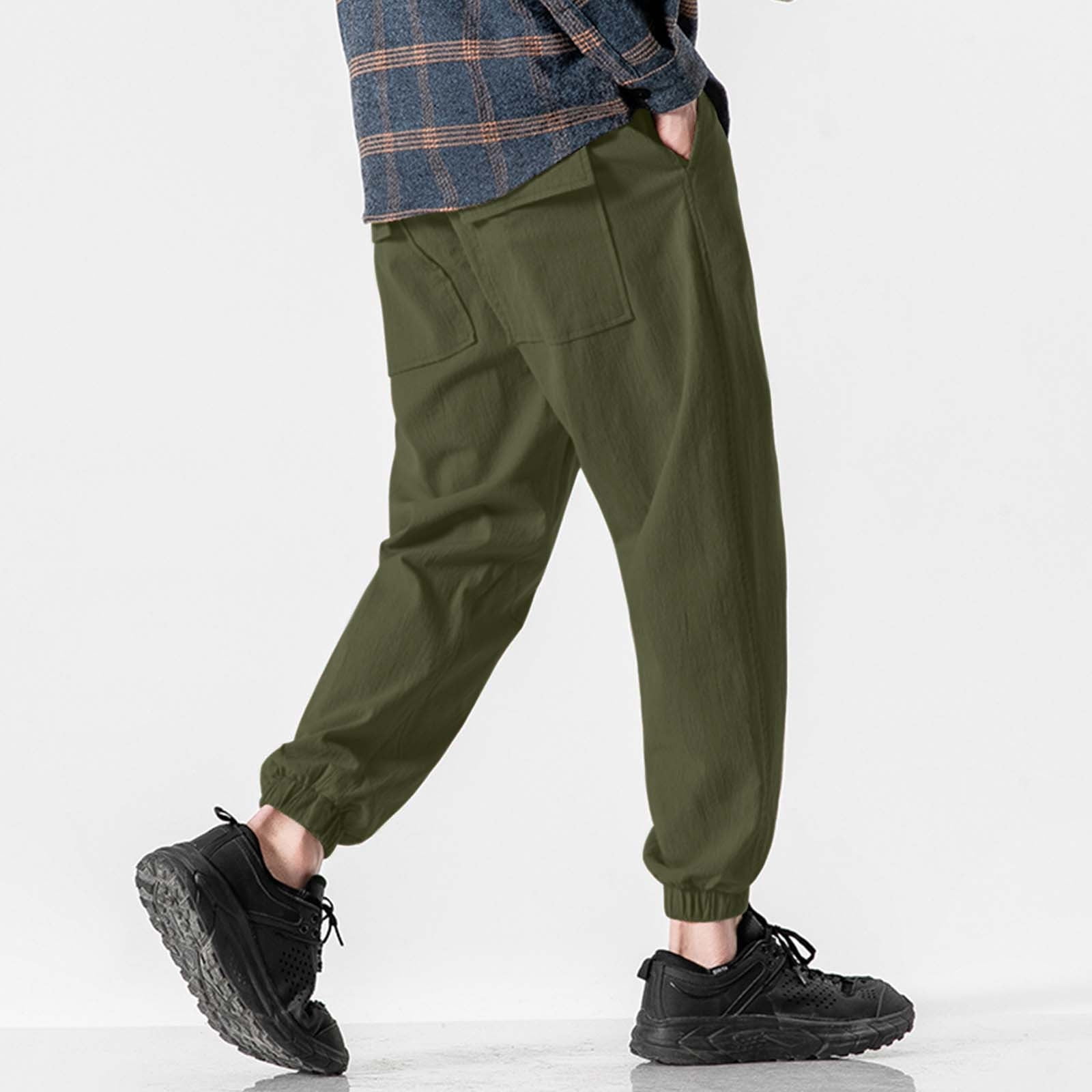 Aayomet Sweatpants for Men With Pockets Bloomers Mens Yoga Pants Beam ...