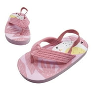 Wonder Nation Toddler Girl Summer Flip Flop Sandals for Beach and ...