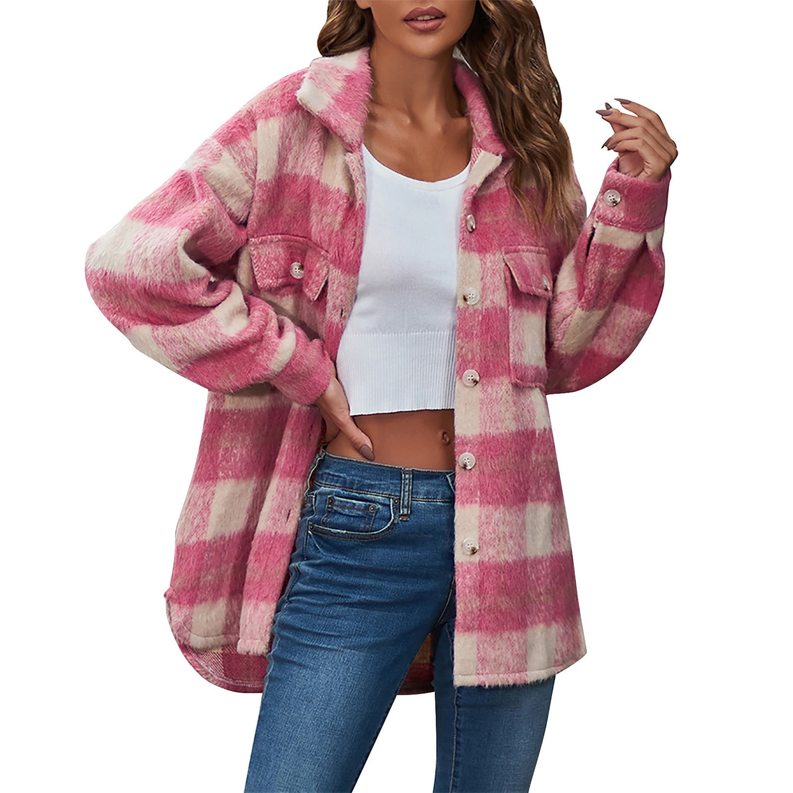 Aayomet Trench Coats for Women Relaxed Fit Water Resistant Trench Coat ...