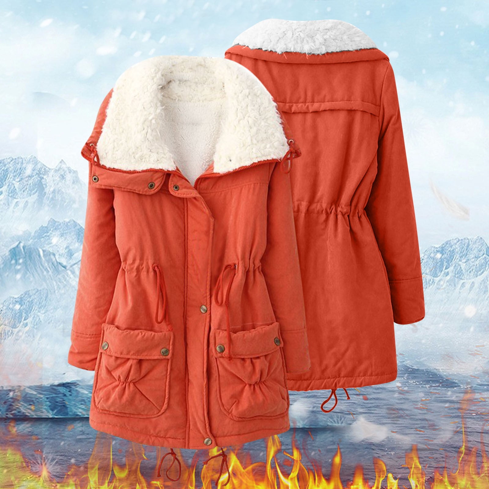 Aayomet Winter Coats For Women 2023 Womens Plus Size Classic Length
