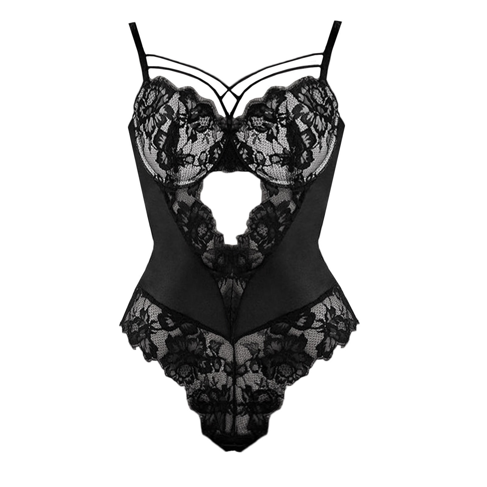 Aayomet Women Lace Lingerie Set With Garter Belts Lace Bodysuit Teddy