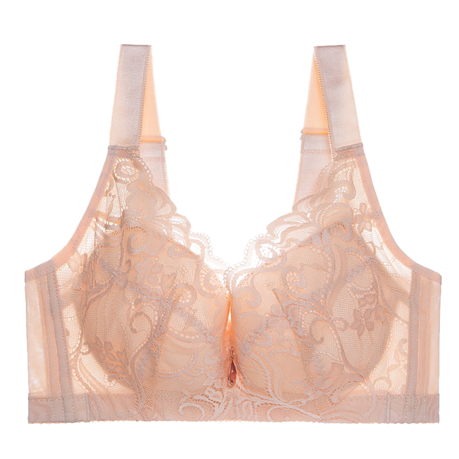 Aayomet Women’s Bras Push Up Bras for Women Plus Size Floral Lace ...