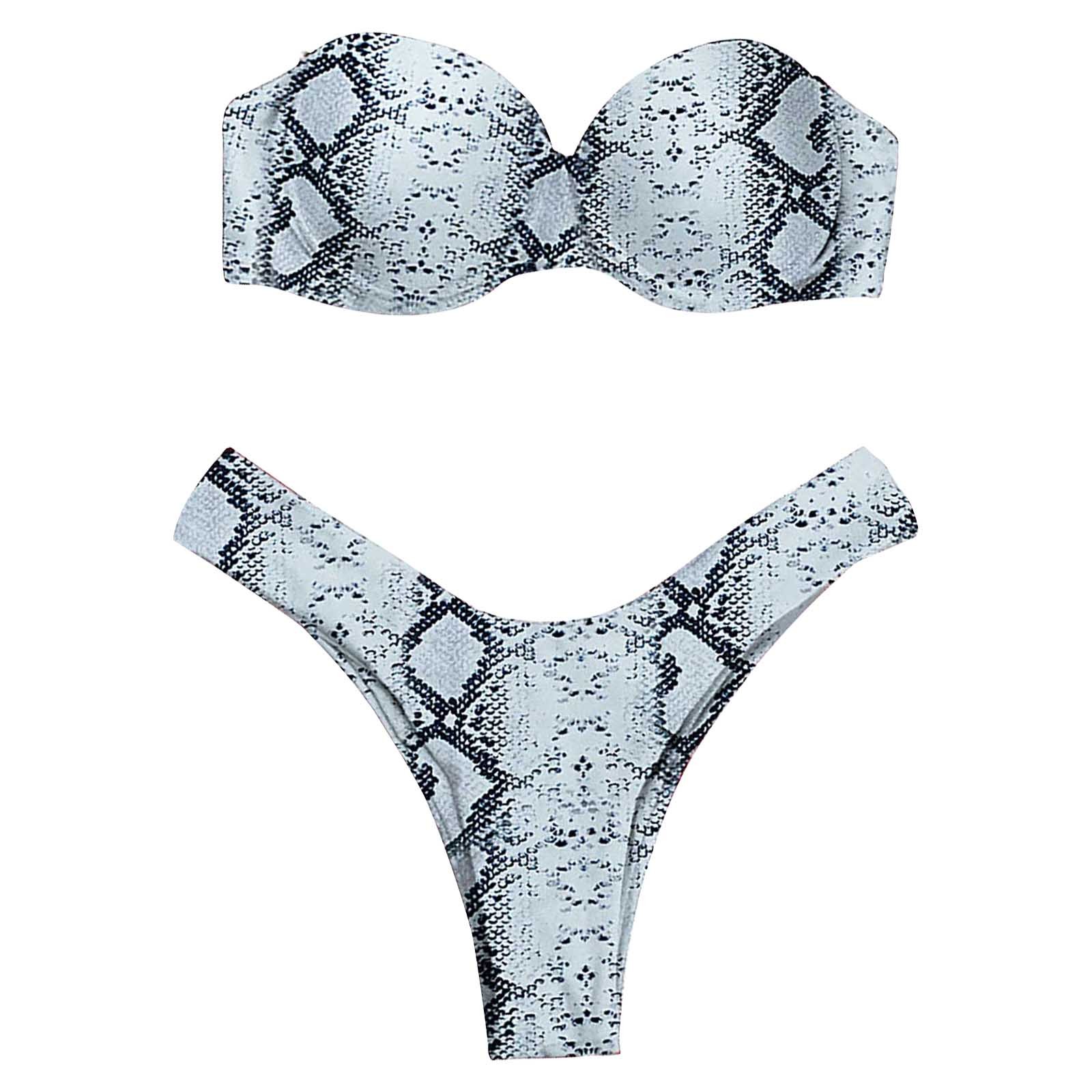 Aayomet Womens Bikini Women Bikini Brazilian Swimsuit Detachable ...