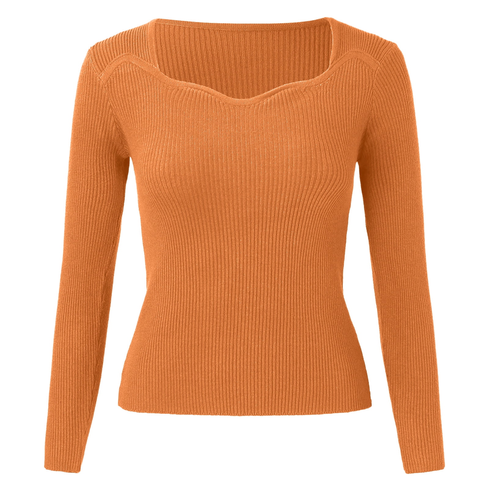 Aayomet Womens Sweaters Plus Size Knitted Sweater Bottoming Turtleneck ...