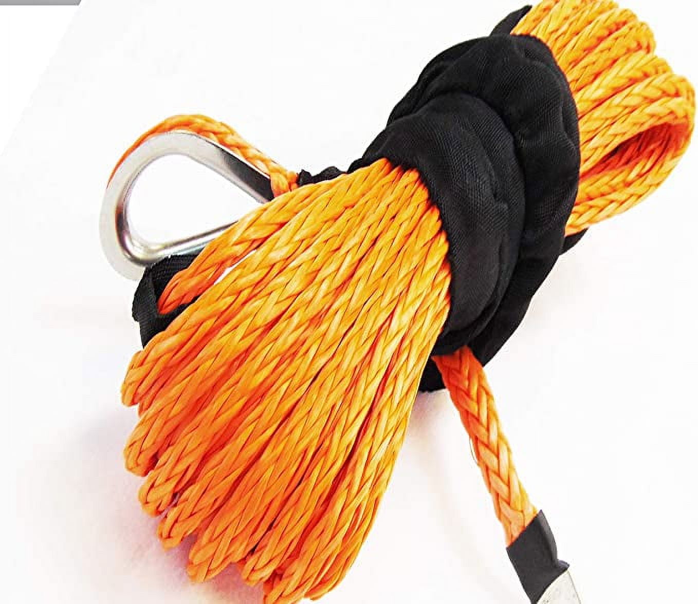Aayu 3/8" X 50 feet Synthetic Winch Rope, 3/8-50' Cable line Truck ...