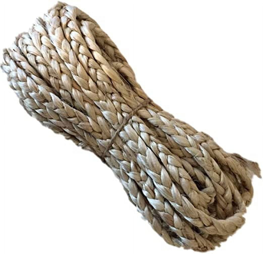 Aayu Hand Made Jute Braid Rope |3 Strand | 1/2" x 30 feet per Hank ...
