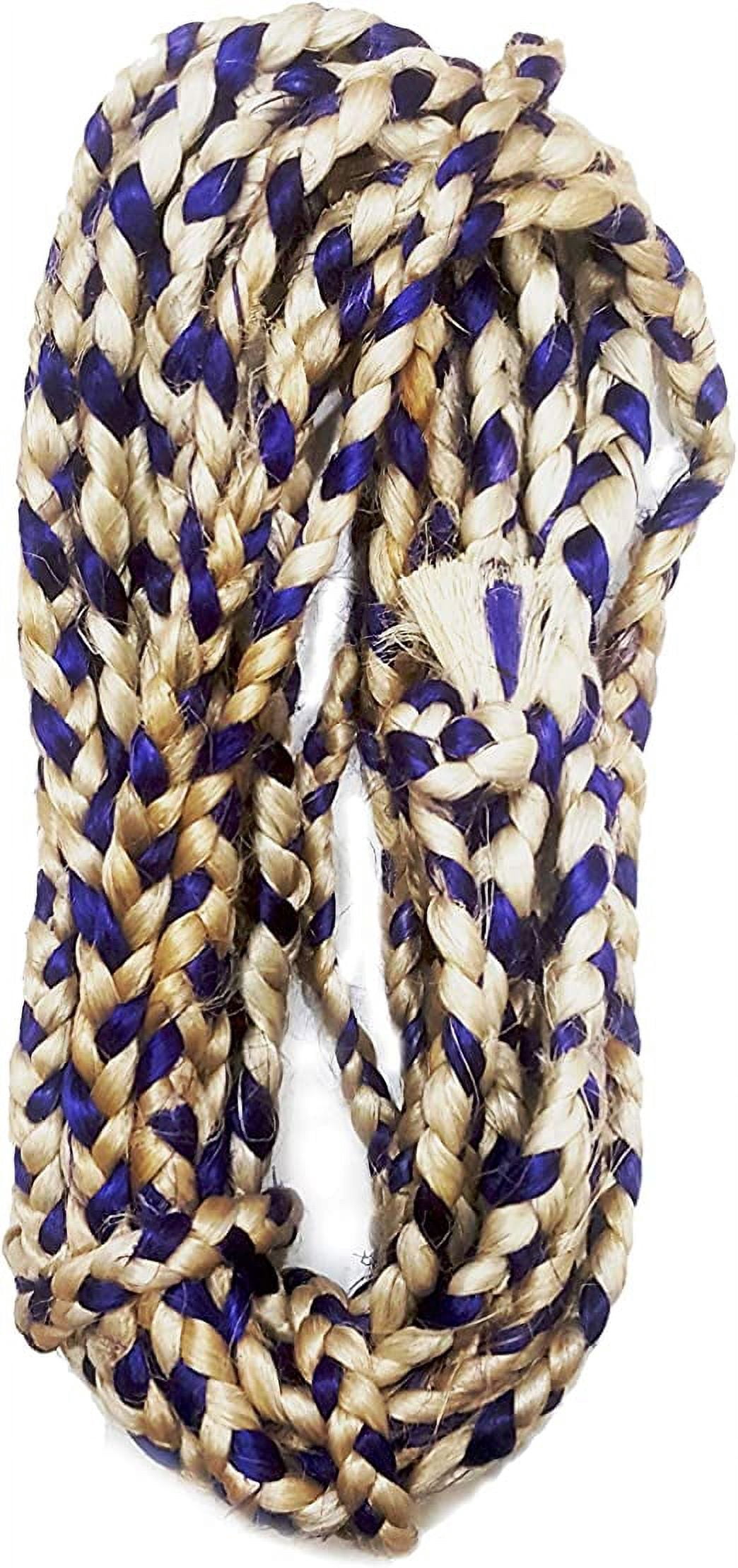 Aayu Hand Made Jute Braided Rope | 3 Strand | 1/2" x 30 feet per Hank ...