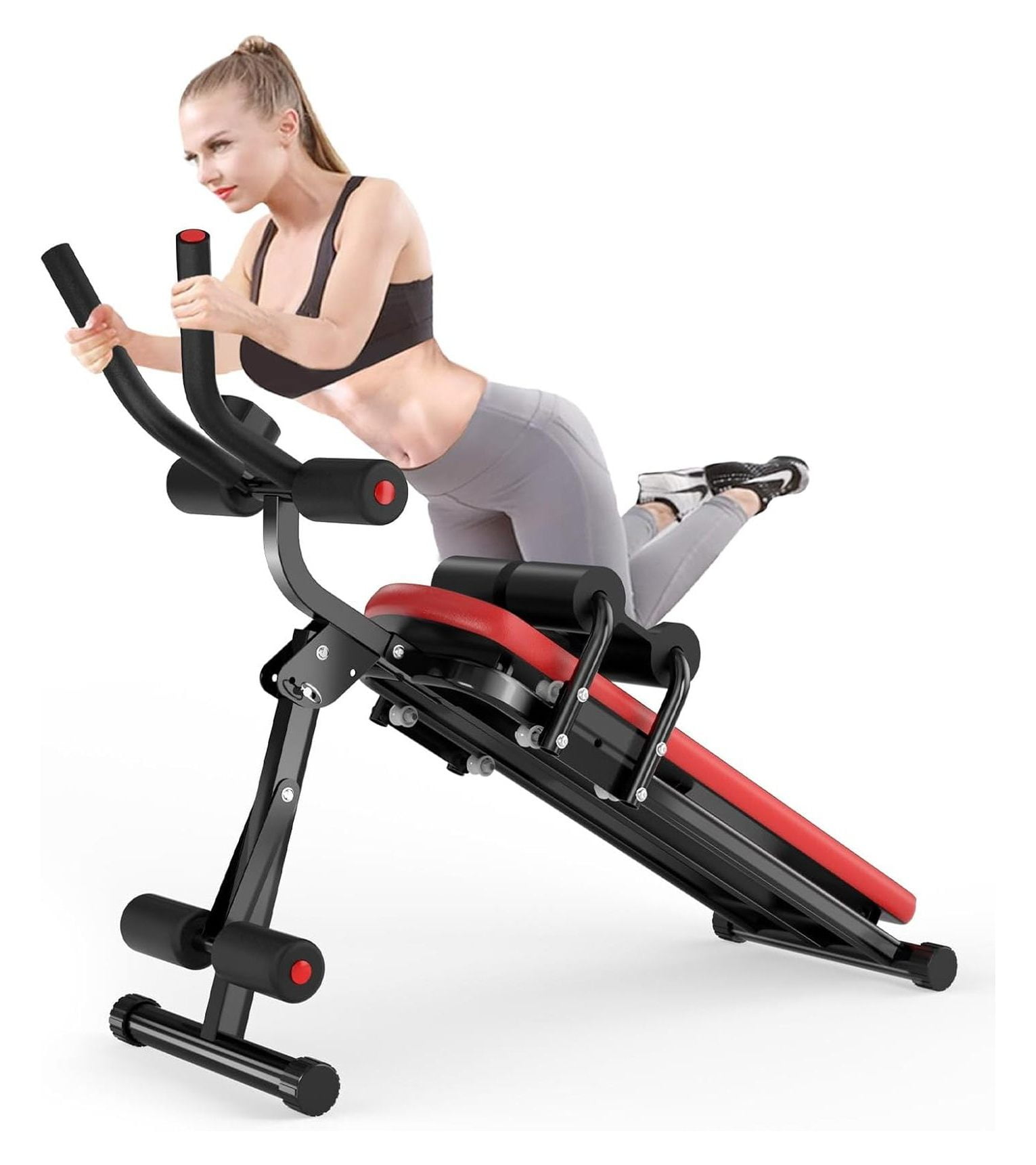 Ab Machine, Ab Workout Equipment Machine for Stomach Workout Foldable ...