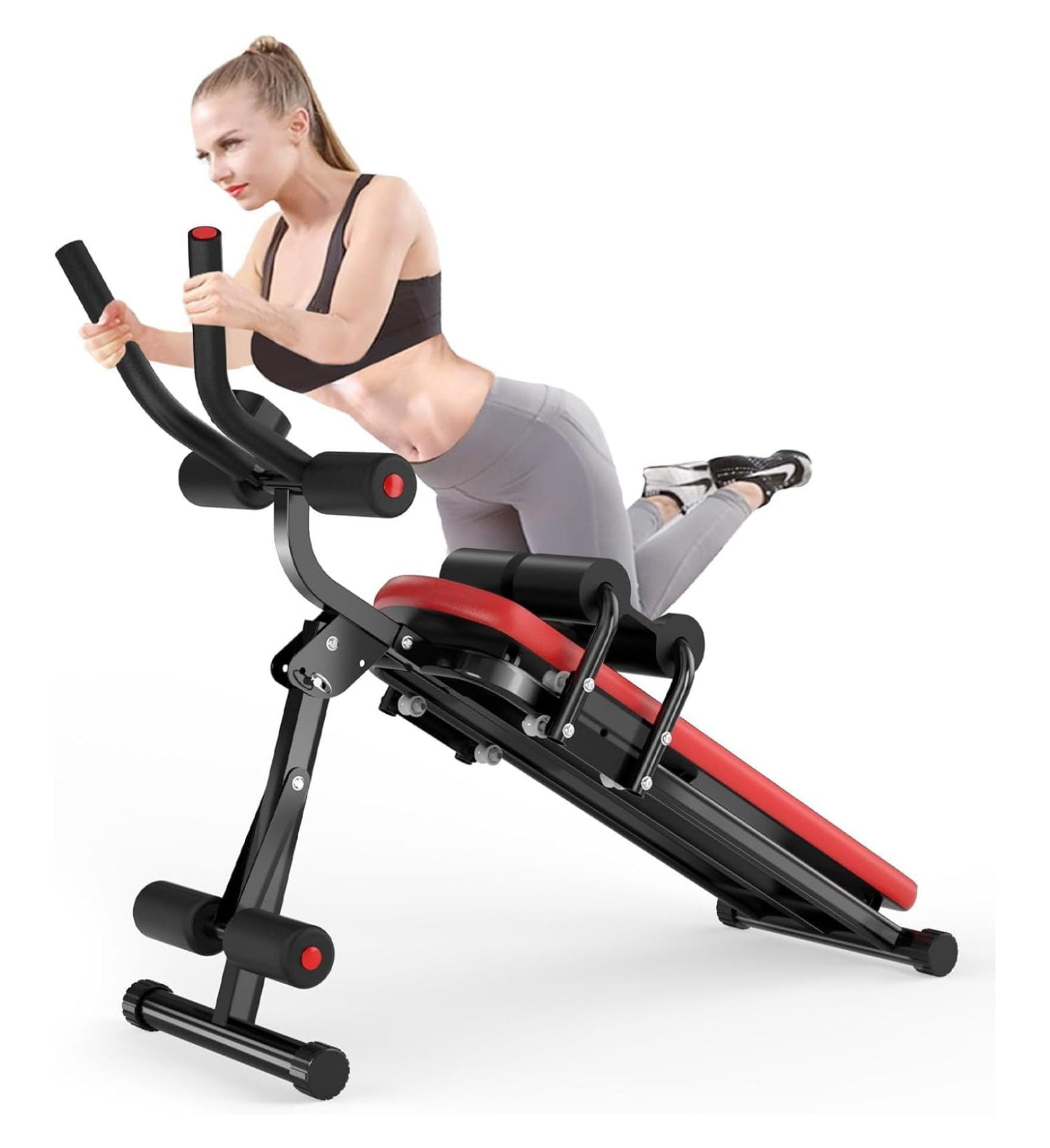 Ab Machine, Ab Workout Equipment Machine for Stomach Workout Foldable ...