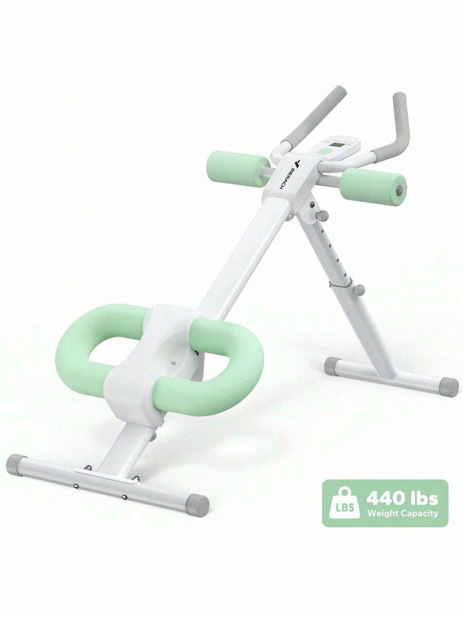 Ab Machine, Adjustable Ab Trainer For Core Workout At Home, Foldable ...