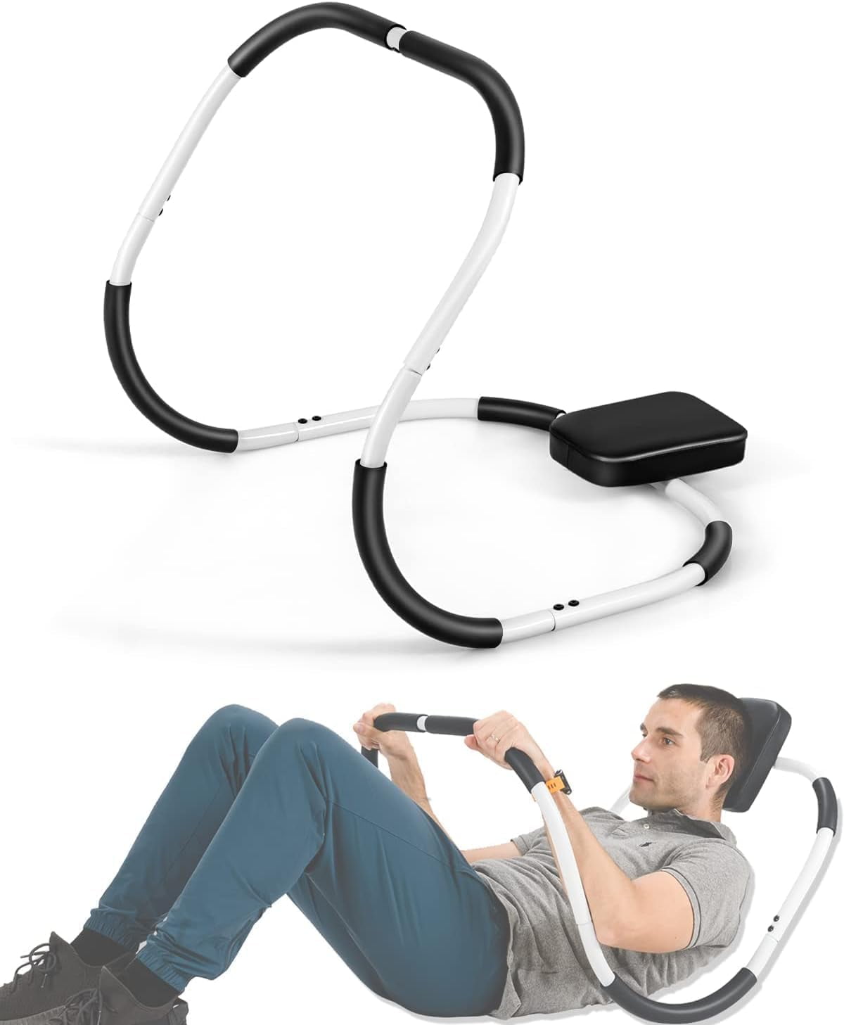 Ab Machine Exercise Equipment, Portable Sit up Machine for Core ...