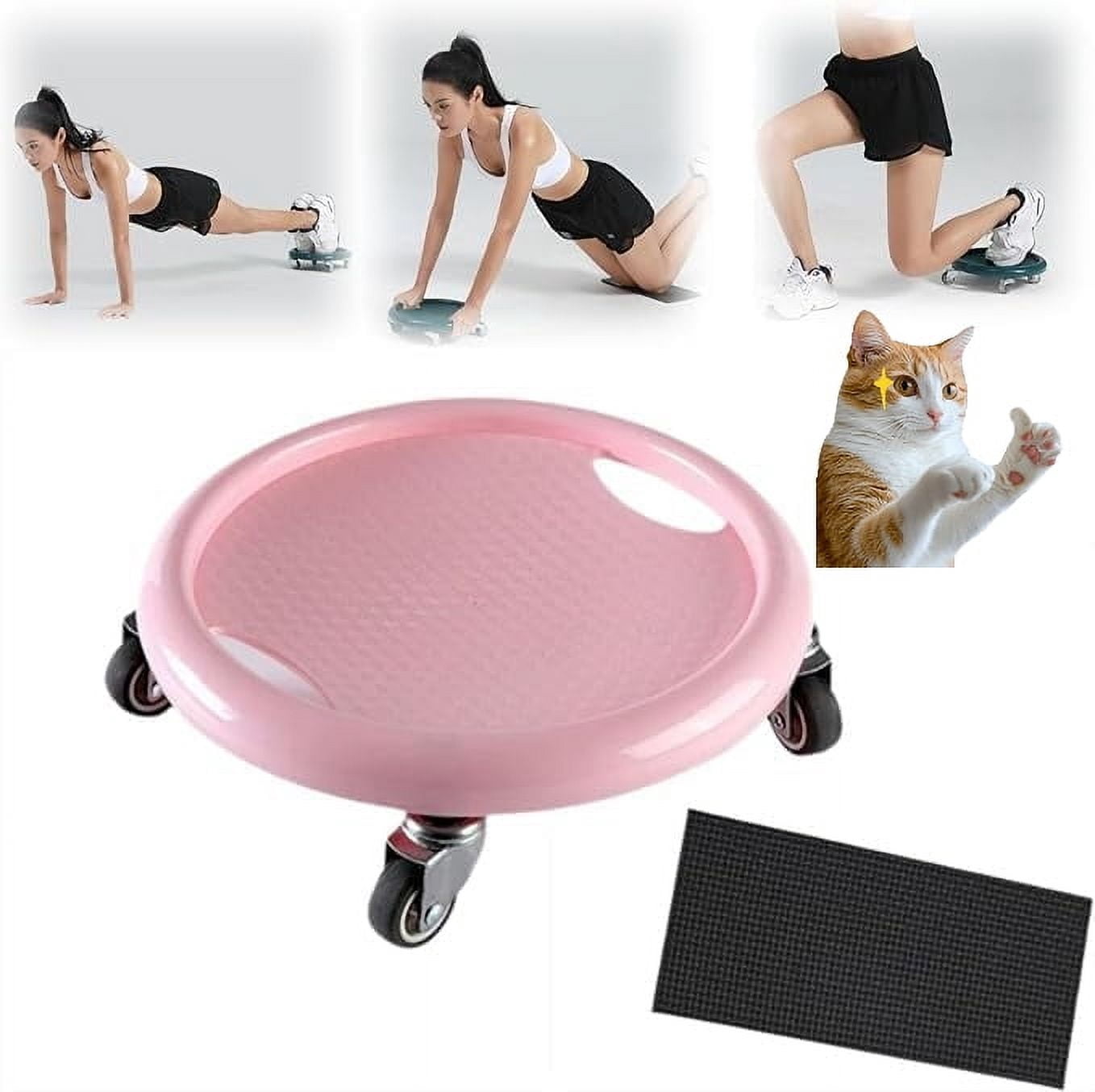 Ab Roller Wheel, Women's Multifunctional Abdominal Wheel Board with Mat ...