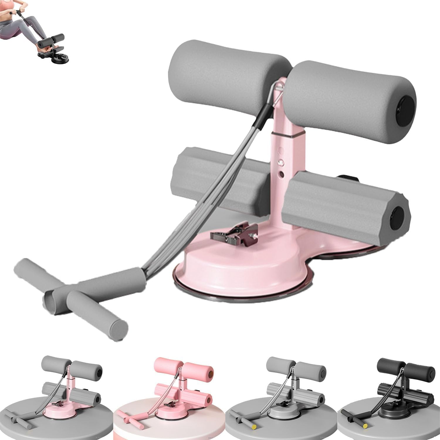 Ab Training Auxiliary Device, 2025 New Double Suction Cups, Three ...