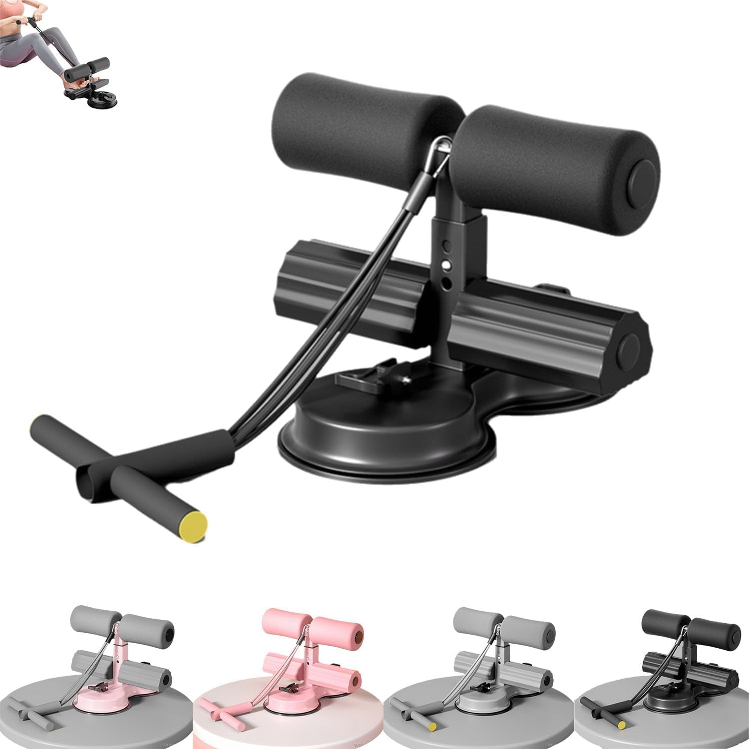 Ab Training Auxiliary Device, Double Suction Cups, Three Levels of ...