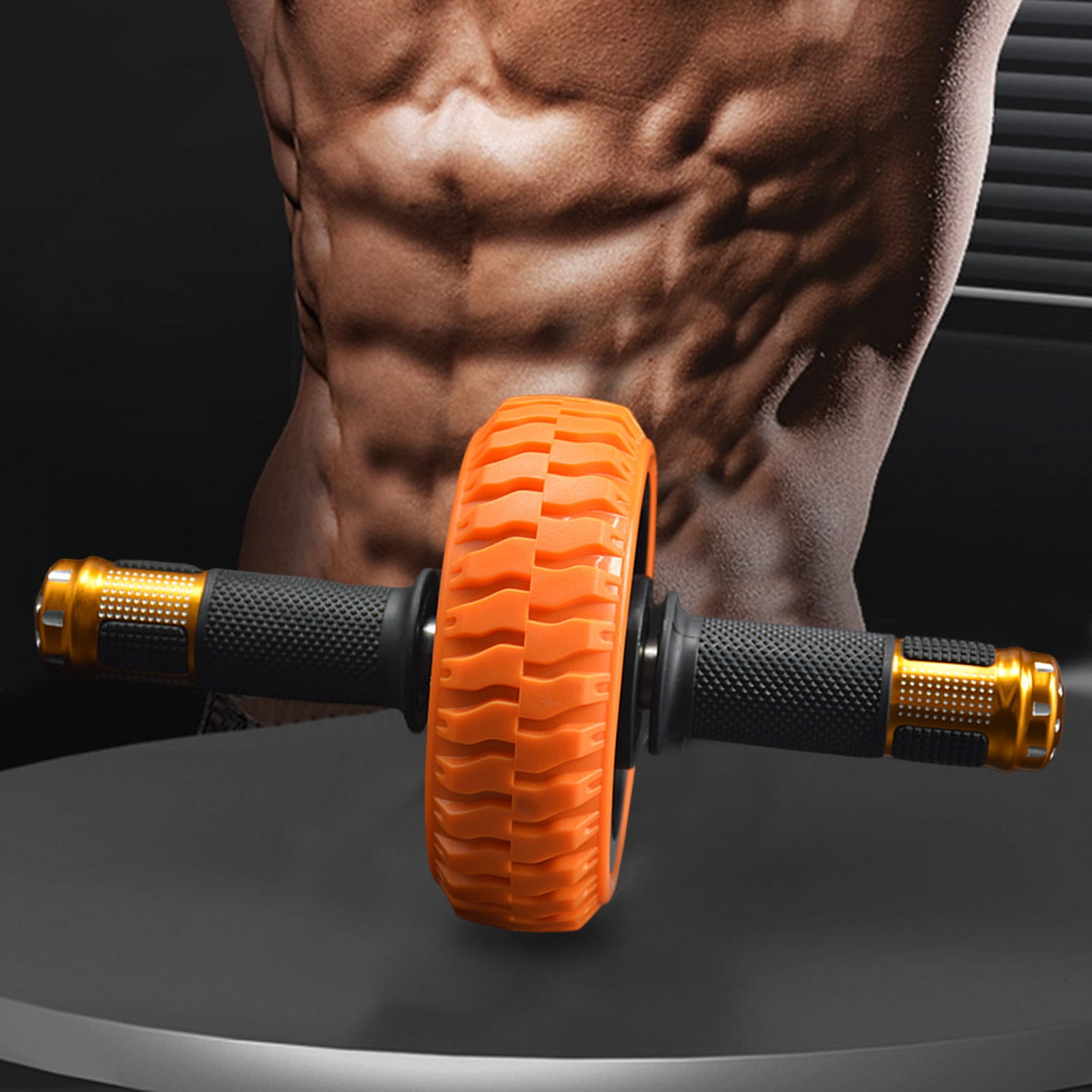 Ab Wheel Roller Belly Weight Lose Core Strength Training Abdominal ...