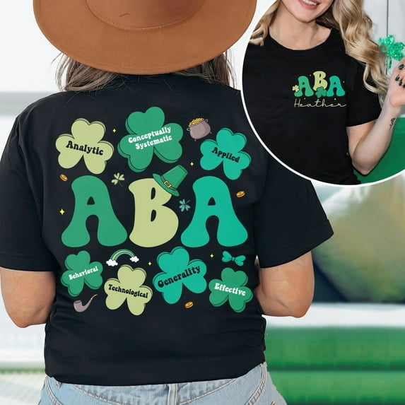 Aba St Patrick'S Day Shirt, Behavior Analyst Sweatshirt, Behavior ...