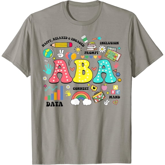 Aba Therapist Behavior Analyst Autism Therapy Rbt Floral T-Shirt ...