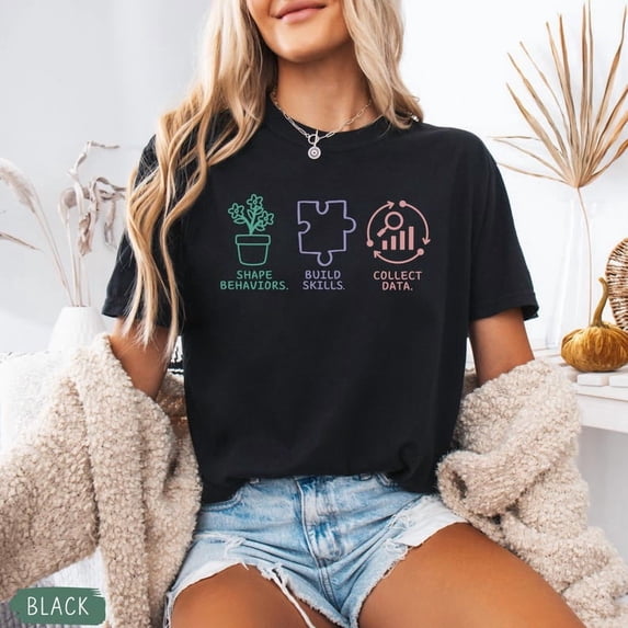 Aba Therapy Shirt, Aba Shirt, Behavior Analyst T Shirt, Cute Behavior ...
